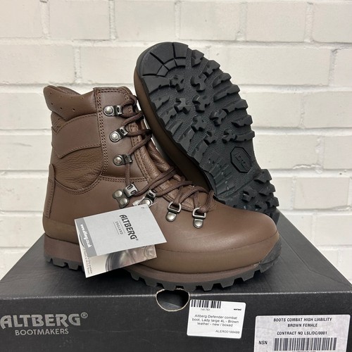 WOMENS ALTBERG BROWN BOOTS , Sizes , High Liability Defender British ...