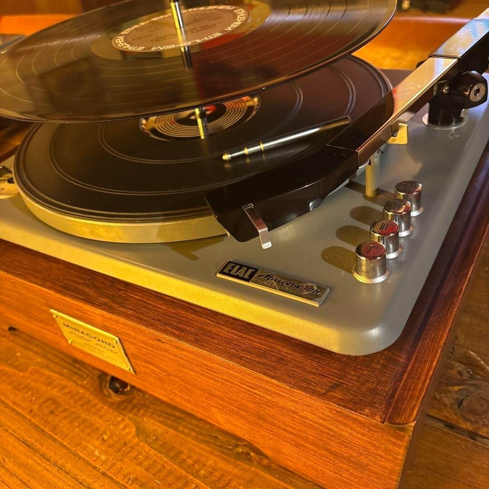 ELAC 10H Miracord automatic turntable include MST1 cartridge 1960s ...