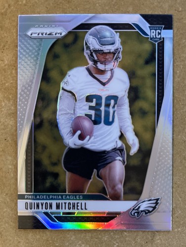2024 Panini Prizm Quinton Mitchell Rookie Silver Prizm #381 Eagles NFL ...