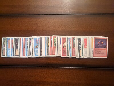 Magic The Gathering MTG - Revised - 4 Complete Common Sets, 300 Cards ...