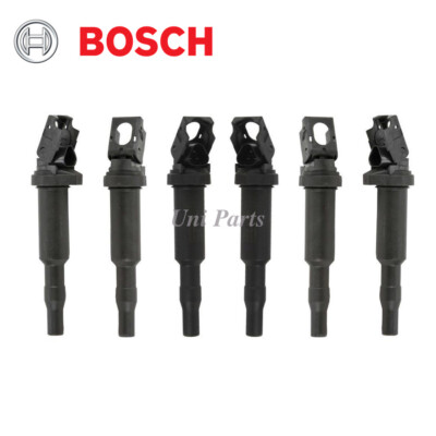 OEM Bosch 6 pcs Ignition Coils 12137551260 For BMW 320i 328I 330i 520i ...