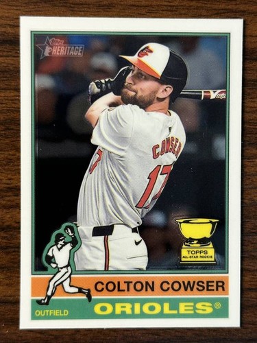 2025 Topps Heritage Colton Cowser Orioles Base Chrome Parallel 245 | eBay
