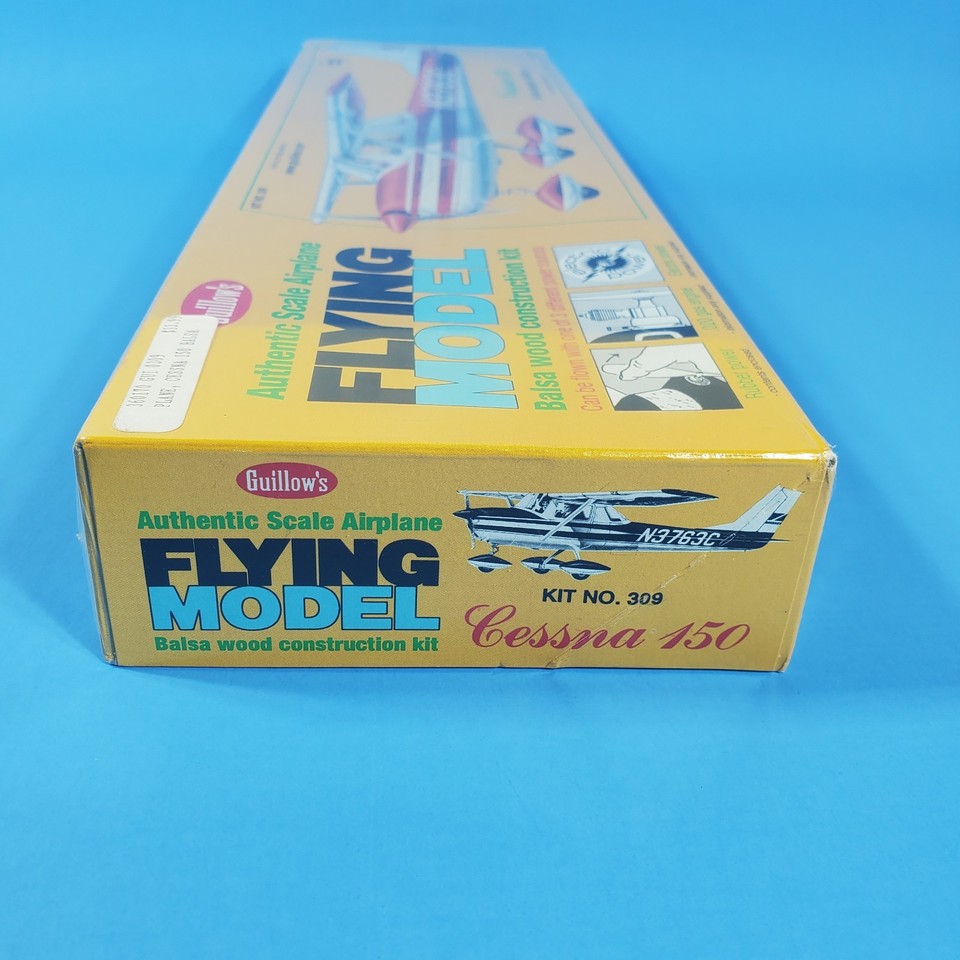 Guillow's Cesena 150 Balsa Wood Model #309 AIRPLANE KIT VTG USA Made 24 ...