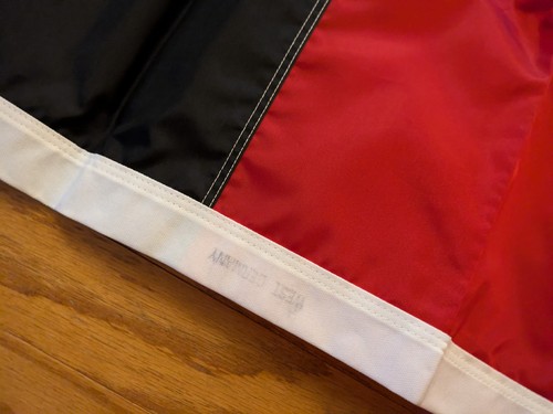 West Germany National Dura-Lite Nylon Flag 3 x 5 ft Brass Eyelet Dettra ...