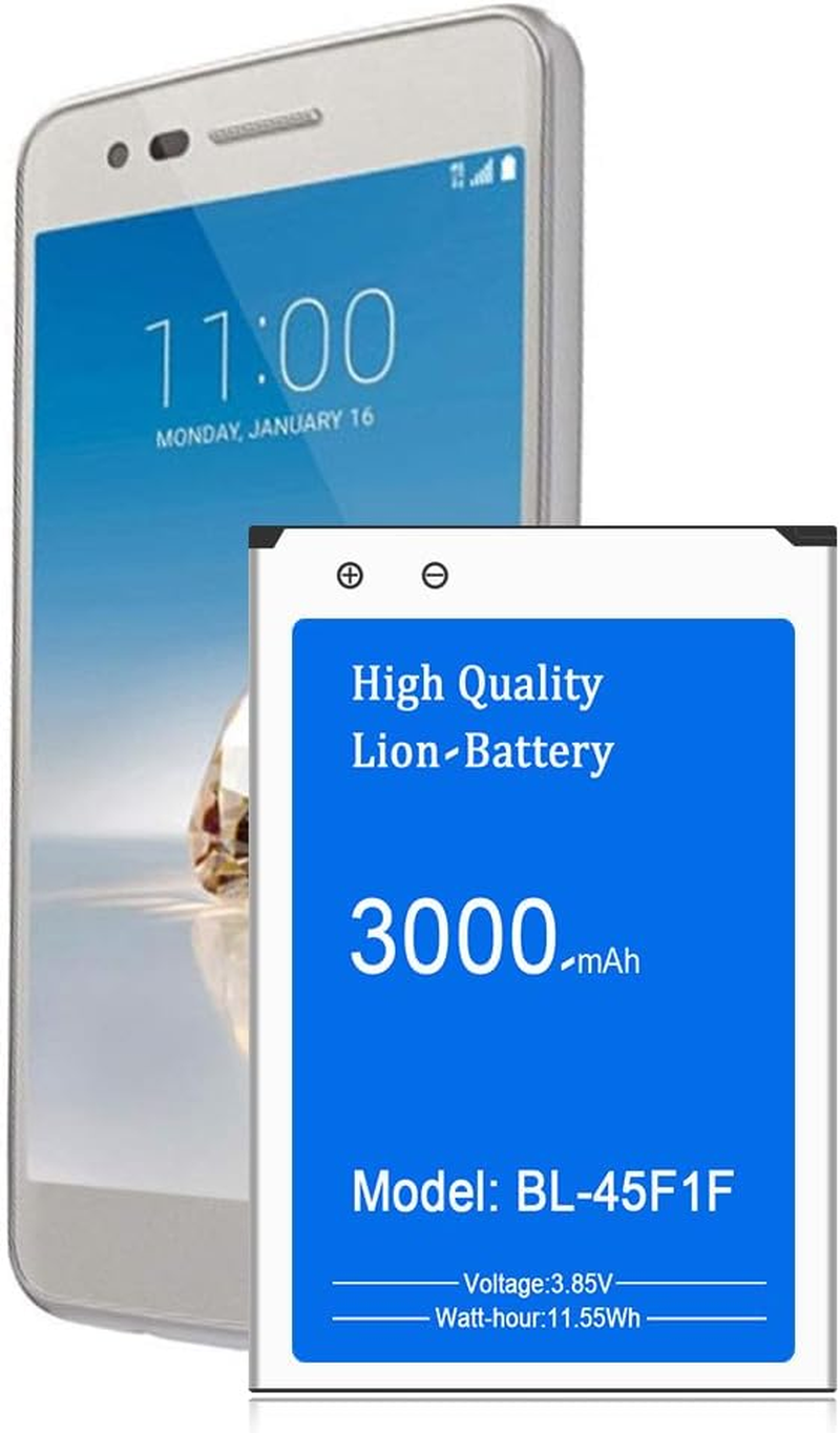 Battery for LG BL-45F1F Battery, 3000Mah Replacement Battery for LG ...