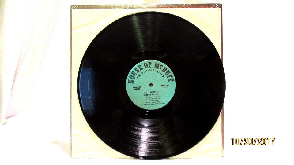 1973 Roger McDuff My Tribute LP 33 Vinyl Record House of McDuff HMS709 ...