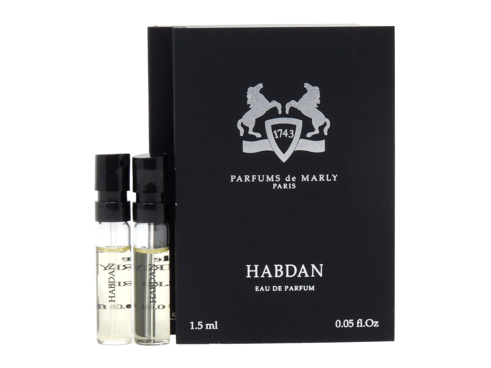 PDM PARFUMS DE MARLY HABDAN EDP 1.5ml .05fl oz x 2 COLOGNE SPRAY ...