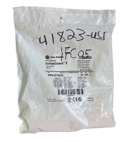 NEW ALLEN BRADLEY 440N-Z21SS2H /B SensaGuard NON-CONTACT SWITCH ...