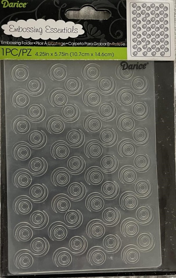 Darice Embossing Folder - BACKGROUND SHAPES FRAMES 37 options *LAST ...