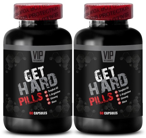 Plant-Based Formula - GET HARD PILLS - Natural Booster 2 Bottles 120 ...
