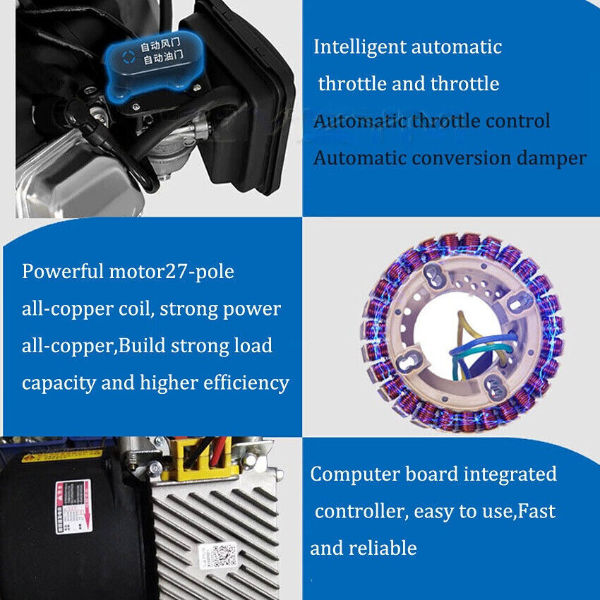 3000W Silent Automatic Electric Vehicle Range Extender Generator 48V ...