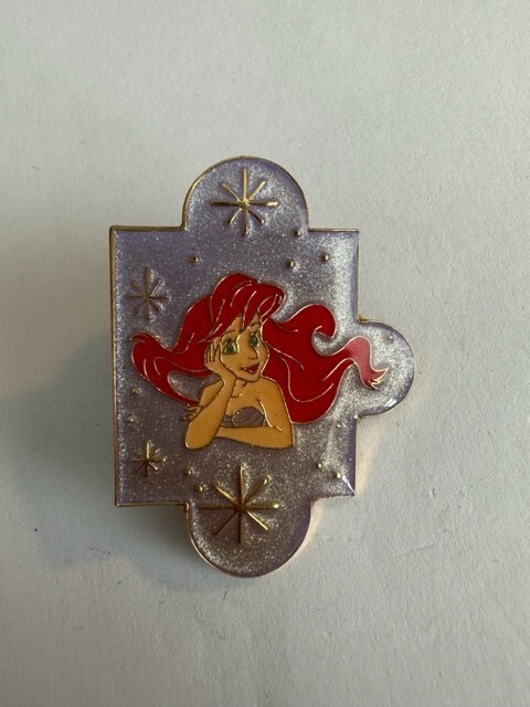 Disney Pin Just the Girls Puzzle Piece Set Ariel Little Mermaid ...