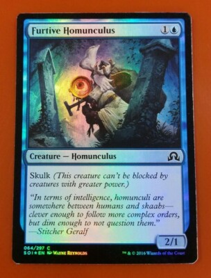 1x Furtive Homunculus | FOIL | Shadows over Innistrad | MTG Magic Cards ...
