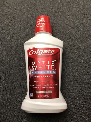 9 Colgate Optic White Mouth Wash Exp 10/2025 | eBay