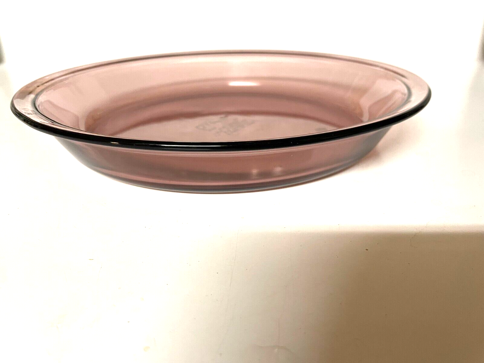 Vintage Pyrex #209 Cranberry Color Deep Dish Glass Pie Plate Visions 9 ...