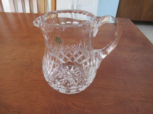 Vintage Galway Irish Crystal Pitcher with Handle | eBay