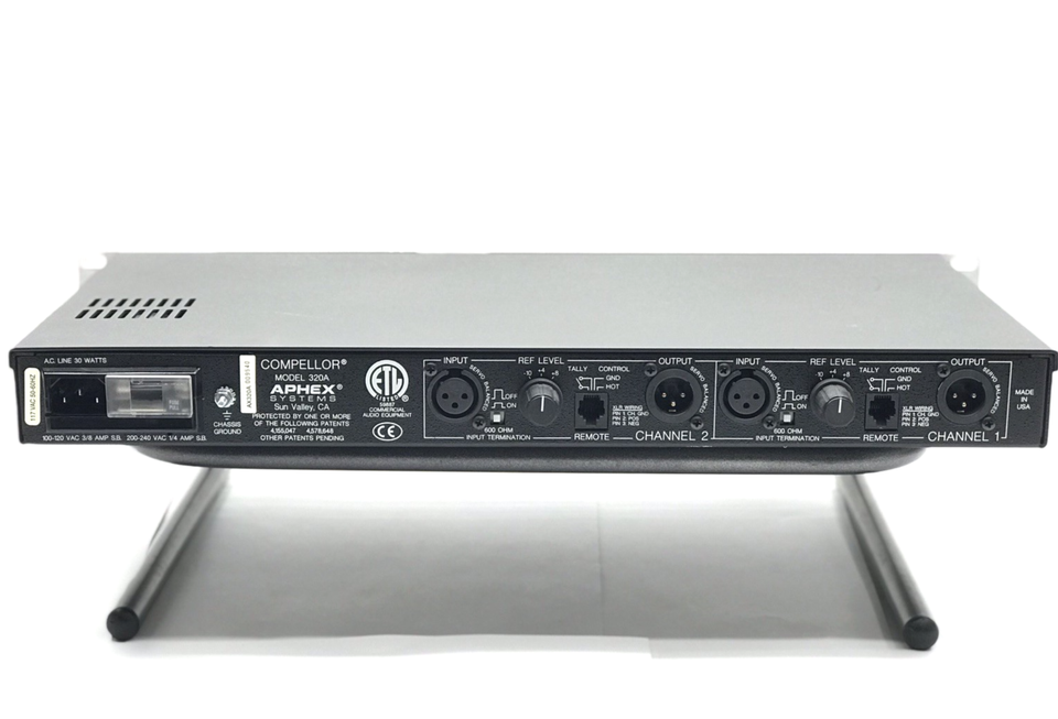 APHEX COMPELLOR MODEL 320A Dual Channel Automated Compressor/Leveler ...