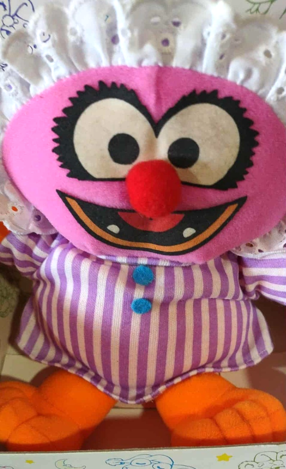 VINTAGE 1989 JIM HENSON MUPPETS BEDTIME MUPPET BABIES ANIMAL ORIGNAL ...