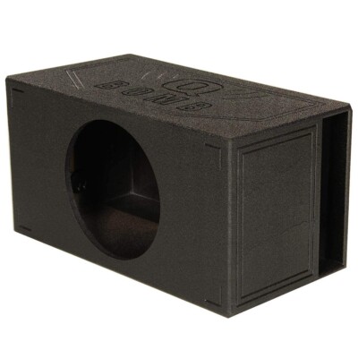 QPOWER QBOMB SINGLE 15" LARGE SIDE PORTED VENTED SUBWOOFER ENCLOSURE ...