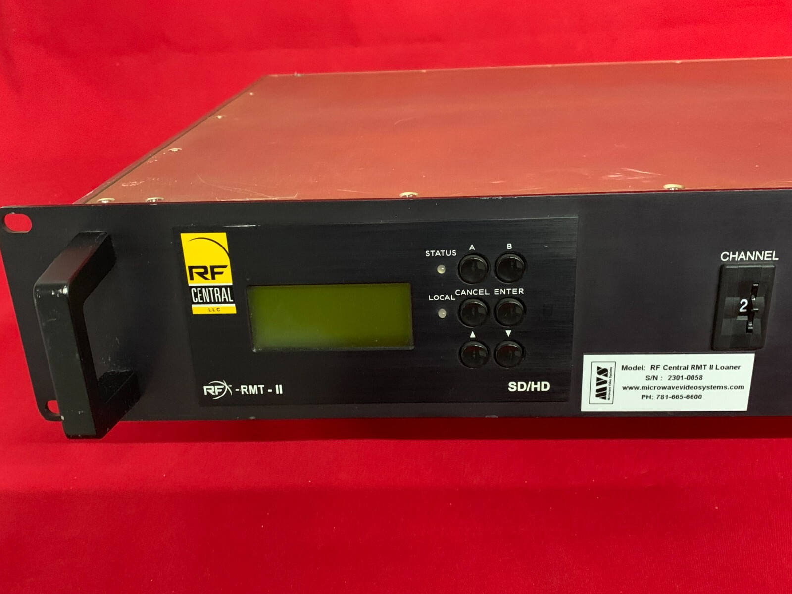 RF Central 2Ghz RMT II HD Microwave Radio Transmitter COFDM DVB-T | eBay
