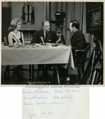 Miss Press Photographer NBC interview movie camera 1961 | eBay