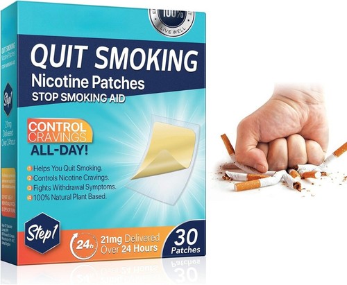 21mg Step 1 Nicotine Patches - 30 Count, Stop Smoking Aid, Quit Smoke ...