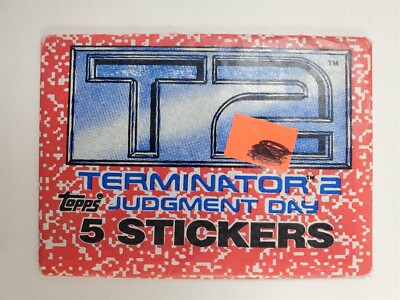 1991 Topps Terminator 2 Judgement Day Stickers Unopened Wax Pack | eBay