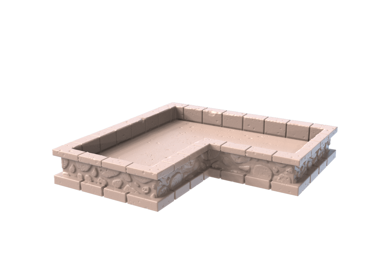 Fantasy Courtyard Palace DND Terrain Scenery Basing Scenic Diorama ...