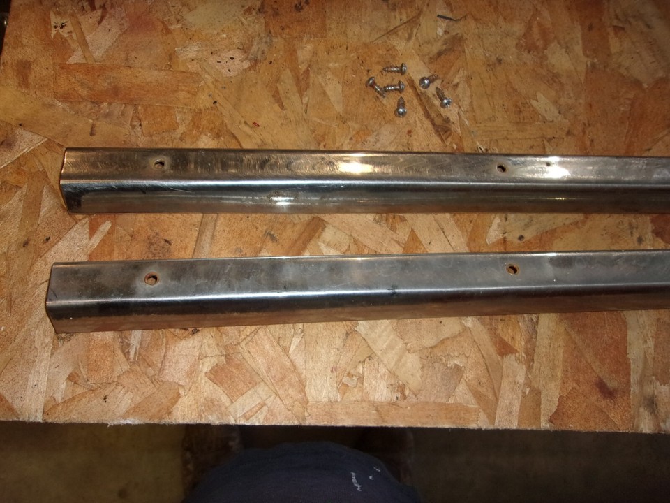 Jeep CJ7 8 YJ door rocker entry guards stainless steel | eBay