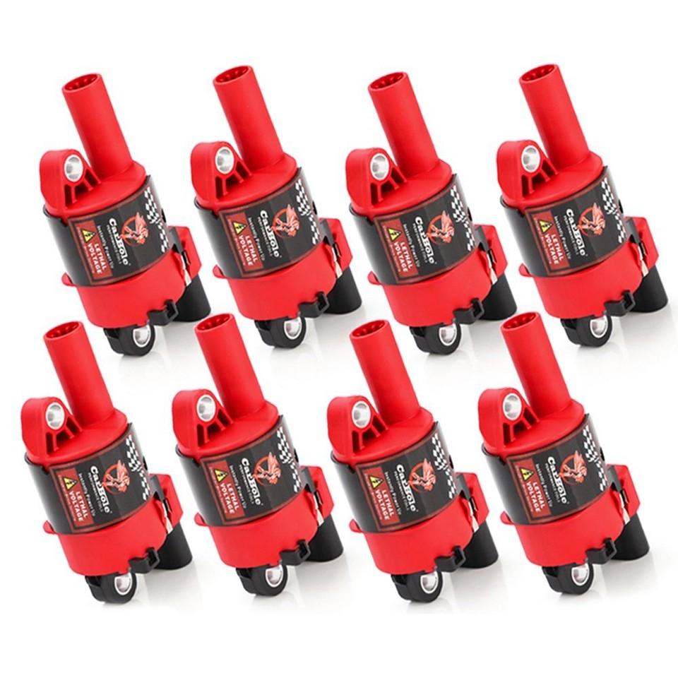 D514A Premium High Performance Ignition Coil Pack (8) For LS2 LS3 LS4 ...