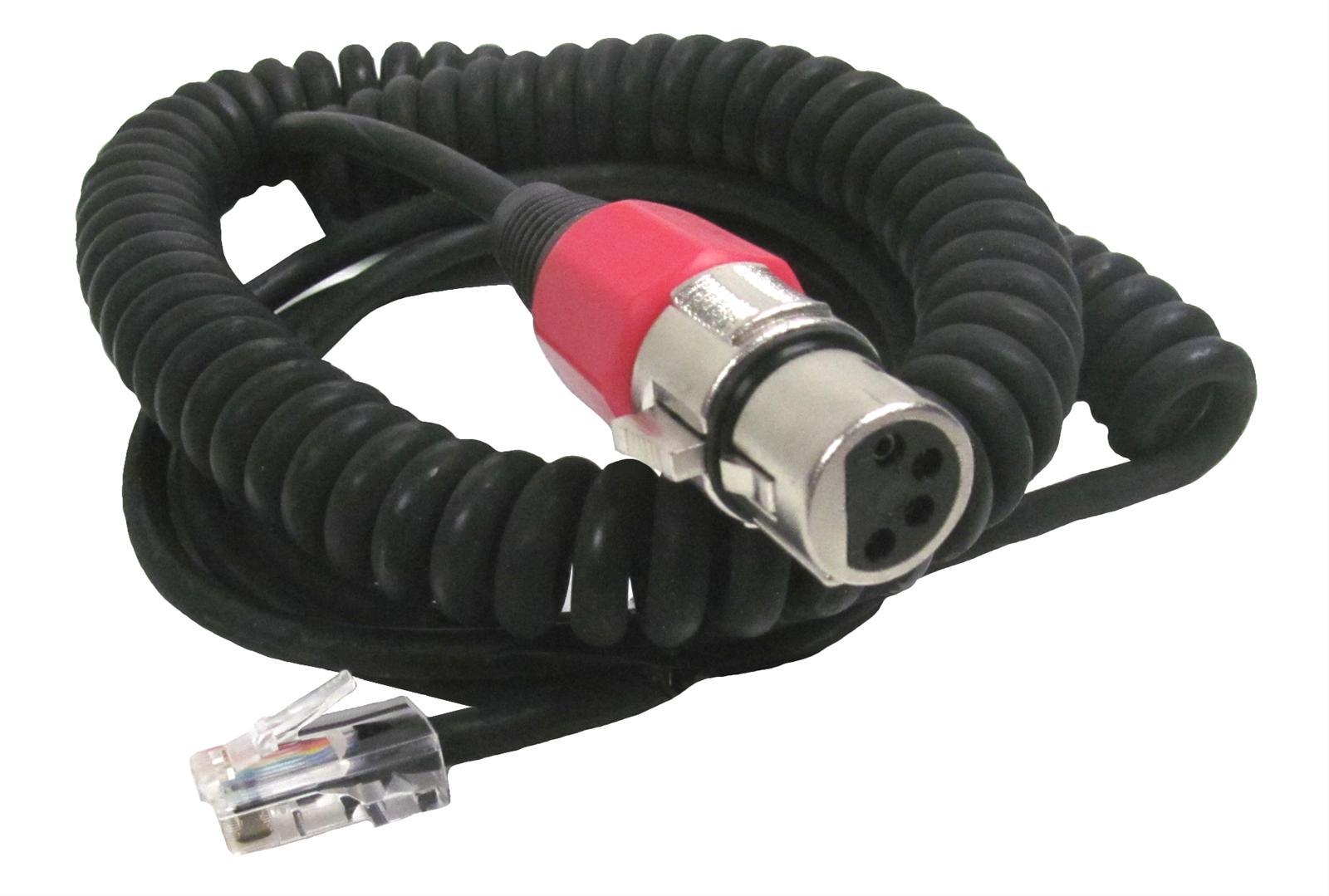 Heil Sound CH-1-KM Kenwood Microphone Coil Cable 4-pin XLR to 8-pin ...