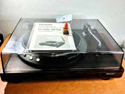 Denon DP-50M 1978 Direct Drive Turntable 33 45 RPM Quartz Servo Fully ...