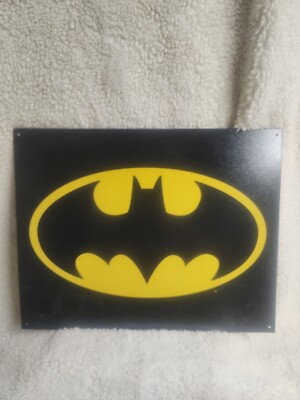Desperate Enterprises Batman Logo Tin Sign, 16x12 | eBay