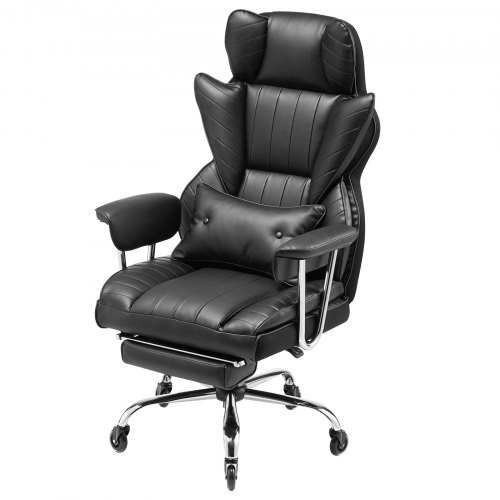 VEVOR Executive Office Chair with Footrest, 400lb Capacity Office Chair ...