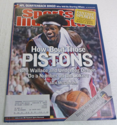Sports Illustrated Magazine June 21, 2004 Ben Wallace | eBay