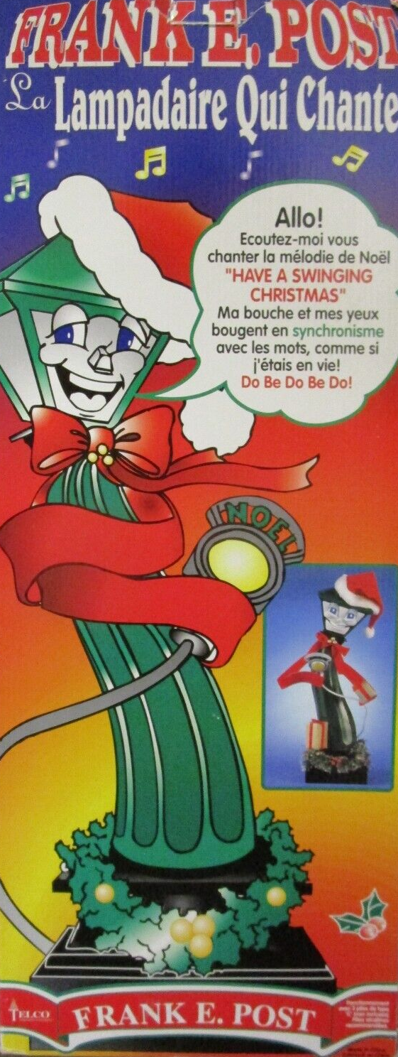 Vintage 1998 Telco Frank E. Post The Animated Singing Lamppost ...