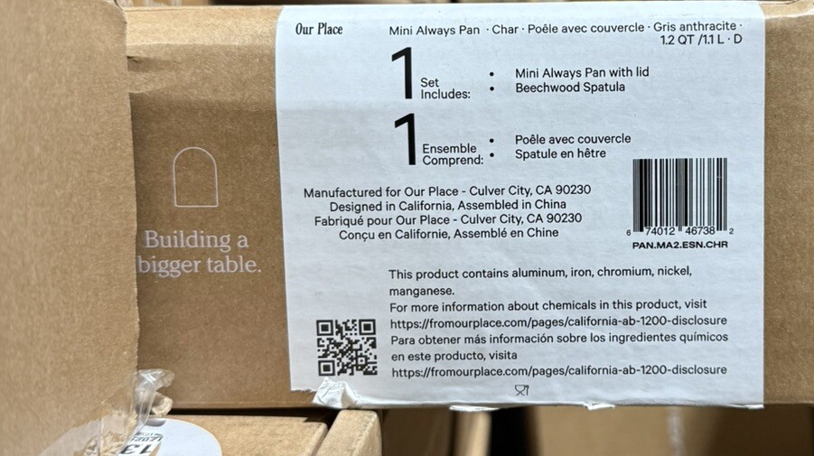 Our Place 8.5" Ceramic Nonstick Mini Always Pan Char-Gris Anthracite 1. ...