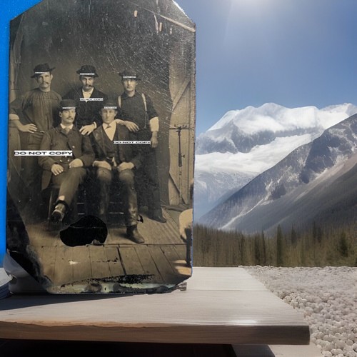 Jesse James, Frank James, Cole Younger, John Younger Gang Tintype Photo ...