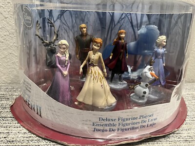 Disney Frozen II Deluxe Figure Collectible Figurine Set Ensemble Play ...
