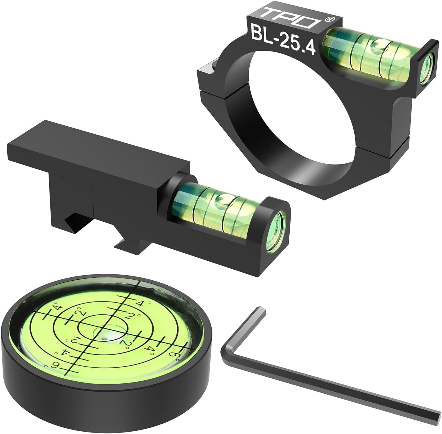 Rifle Scope Spirit Bubble Level combo with 1'' Ring Mount Holder ...