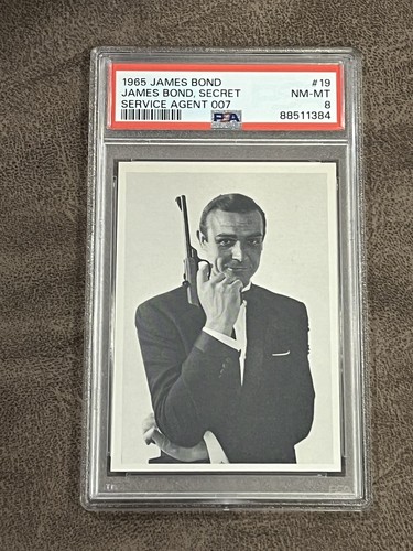 1965 James Bond Secret Service Agent 007 #19 PSA 8 NM-MT SHARP! RARE ...
