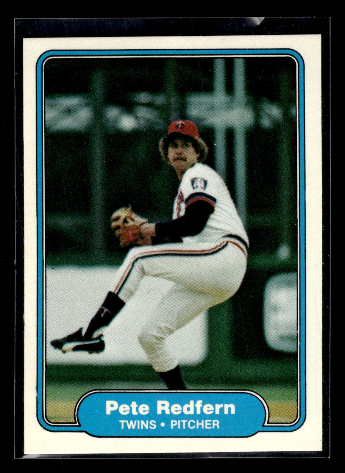 1982 Fleer Baseball #559 Pete Redfern "Set Break" Mint Minnesota Twins ...