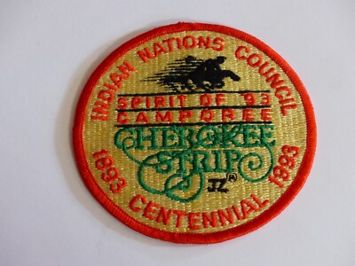 Cherokee Strip Centennial 93 Indian Nations Council Oklahoma Boy Scout ...