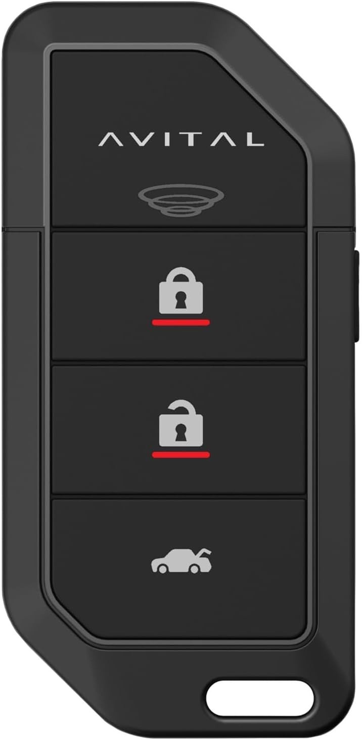 AVITAL 3103LX KEYLESS ENTRY 3 CHANNEL CAR ALARM SYSTEM SECURITY 2 ...