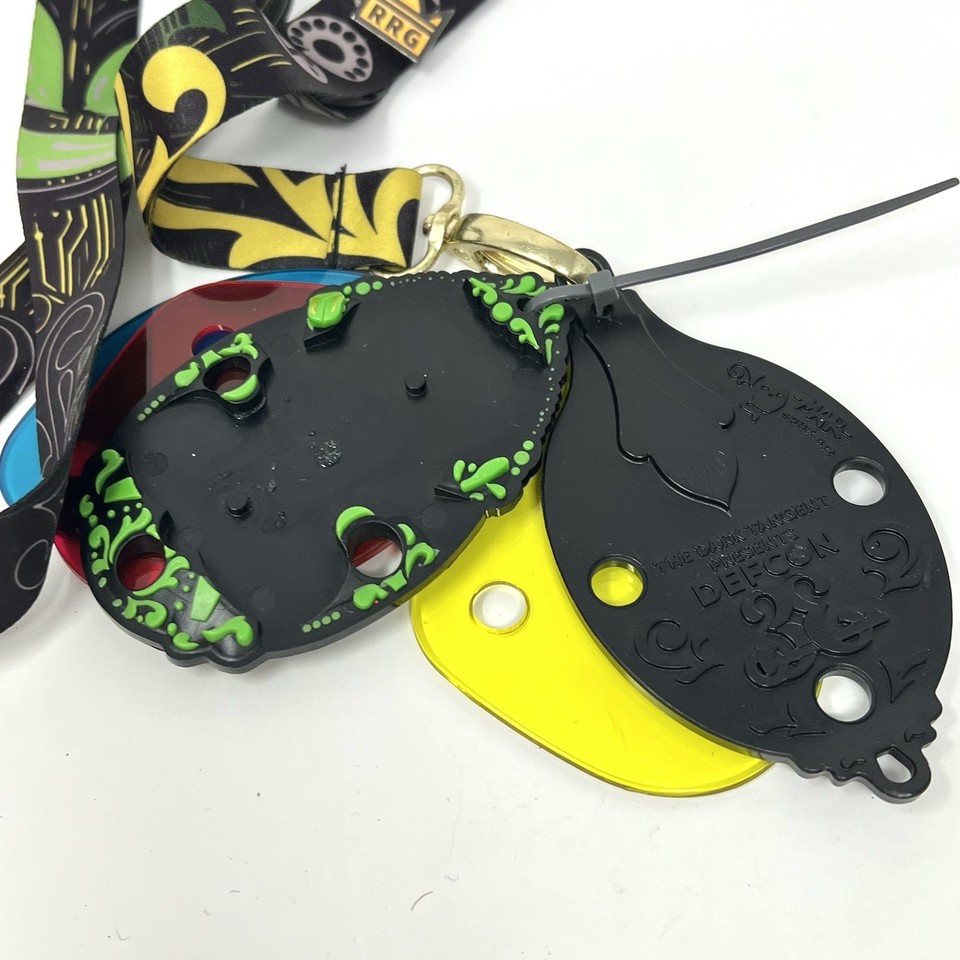 Defcon 33 Human Badge Lanyard (missing Parts) + Pins | eBay UK