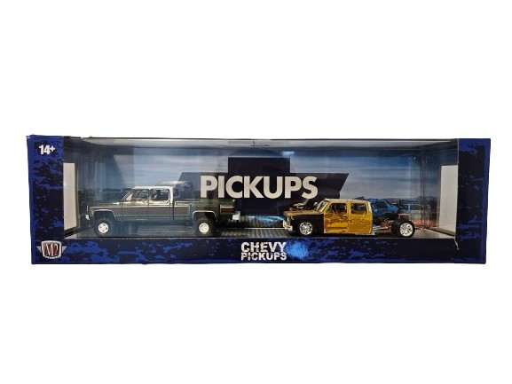 M2 Auto Haulers Chevy Pickups 1973 Cheyenne Super 30 & 1975 Silverado ...