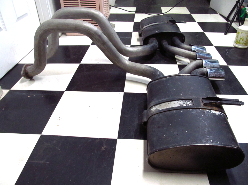 OEM 1997-04 C5 Corvette Cat-back Exhaust Muffler Pipes Tips 10320468 | eBay