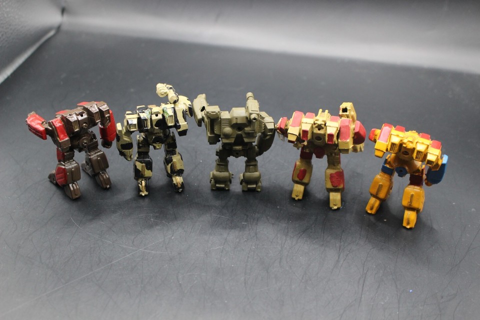 Battletech Mechs x5 Archers Plastic Robotech Macross 1/200 Scale ...