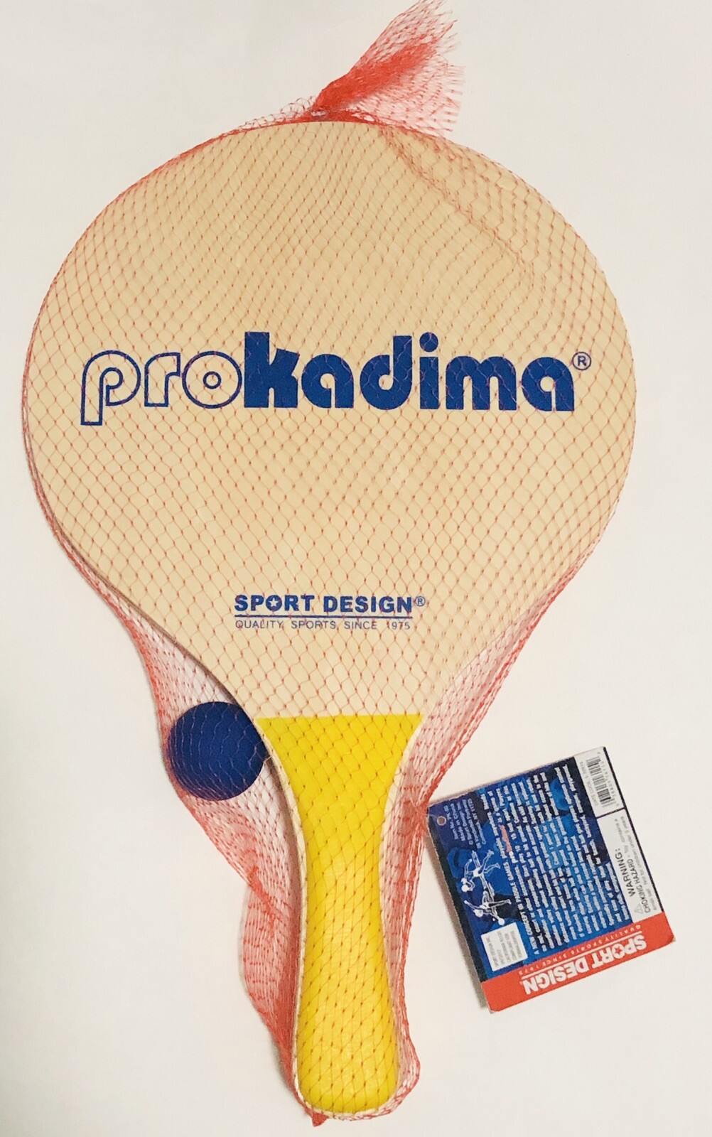 Original Pro Kadima Paddleball Beach Set PaddleBall Brand New Fun ...