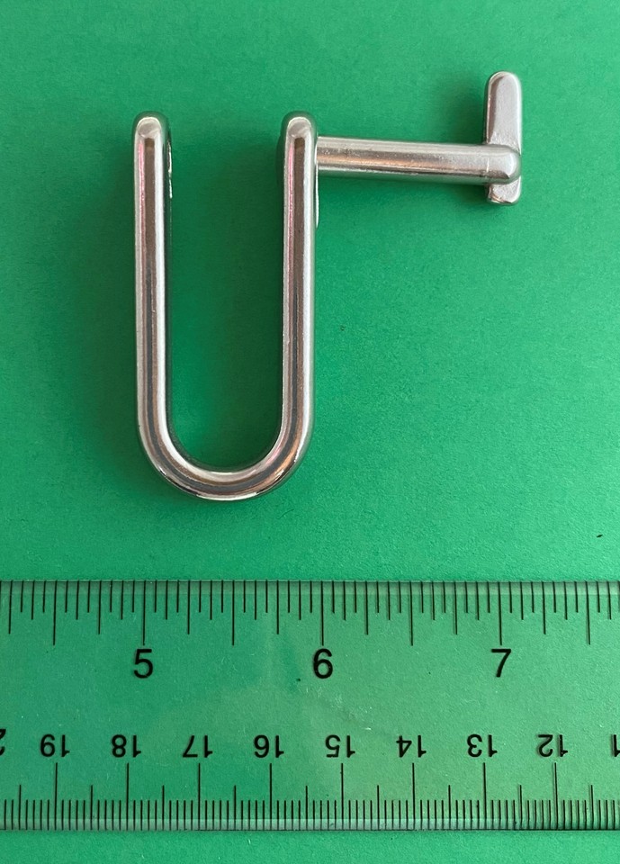Stainless Steel 316 Key Pin Shackle 6mm (1/4") Marine Grade | eBay